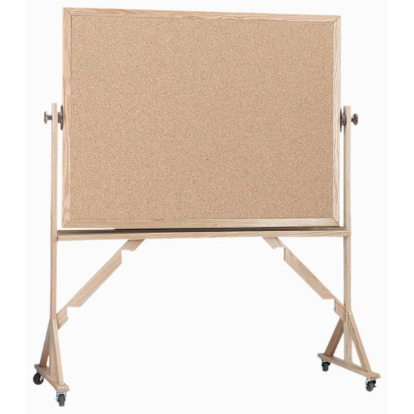 AARCO Reversible Free Standing Bulletin Board - Wayfair Canada