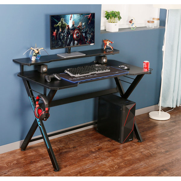 Inbox Zero X Shaped Computer Desk | Wayfair.co.uk
