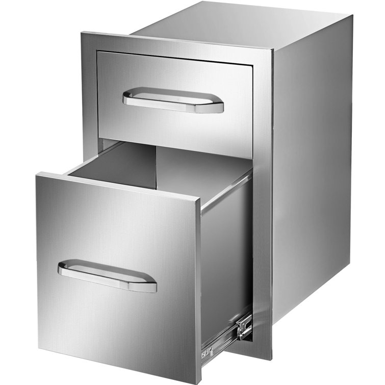 VEVOR 13'' Stainless Steel Drop-In Drawers | Wayfair