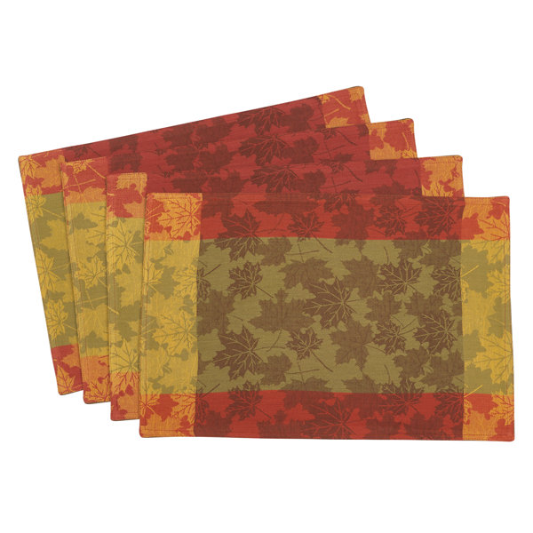 Fall-leaf-placemats | Wayfair