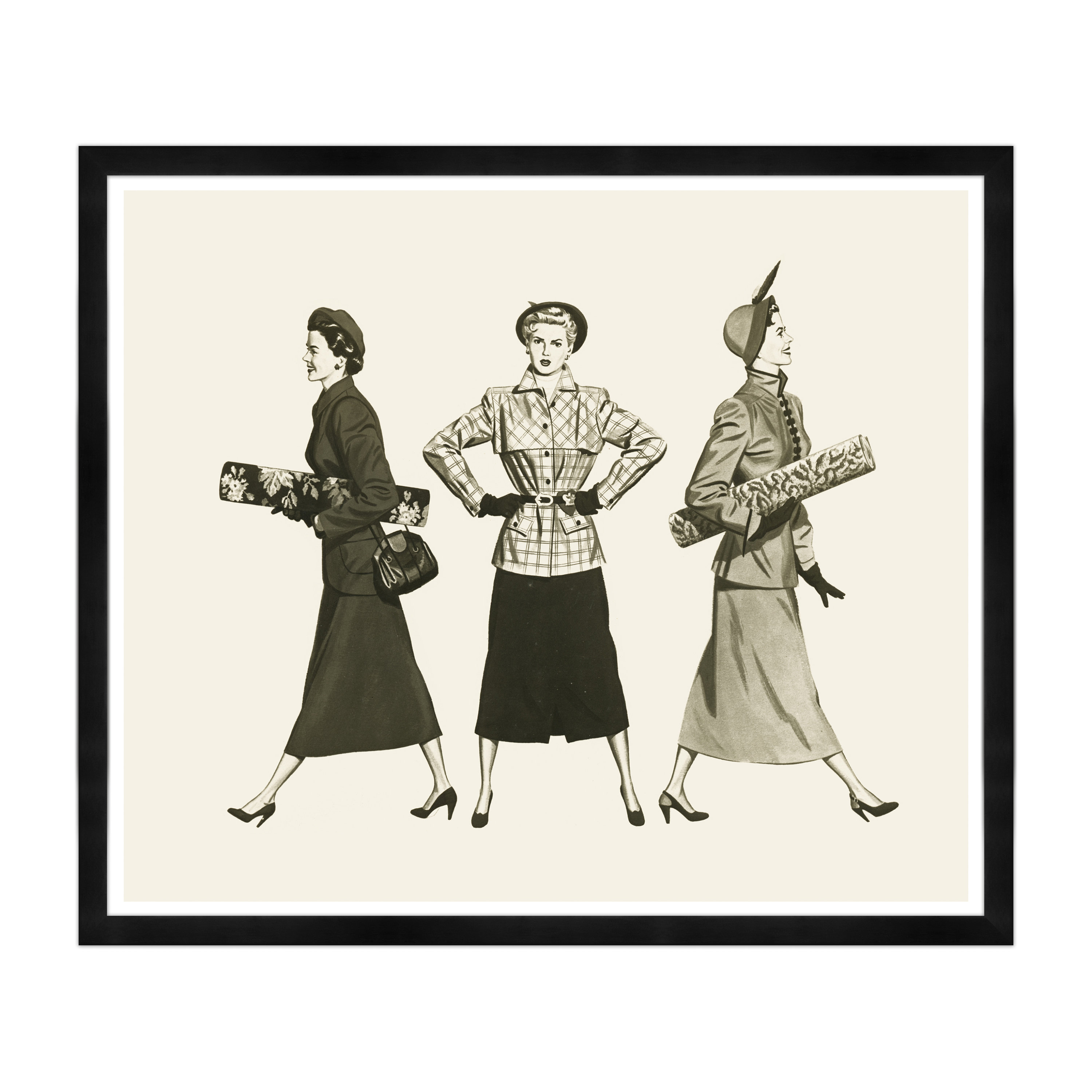 TK Home Designing Women - Picture Frame Print | Wayfair