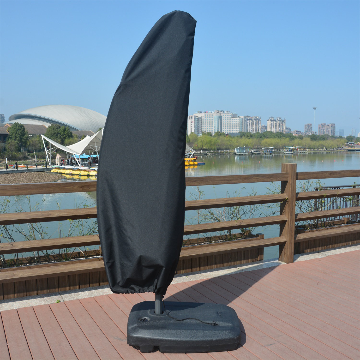 Arlmont & Co. Water Resistant Patio Umbrella Cover | Wayfair