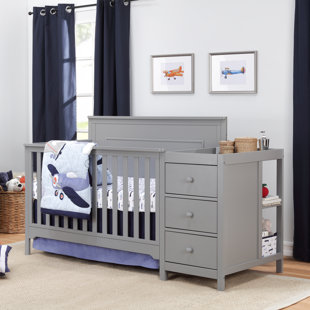 Wayfair | Gray Wood Cribs You'll Love in 2022