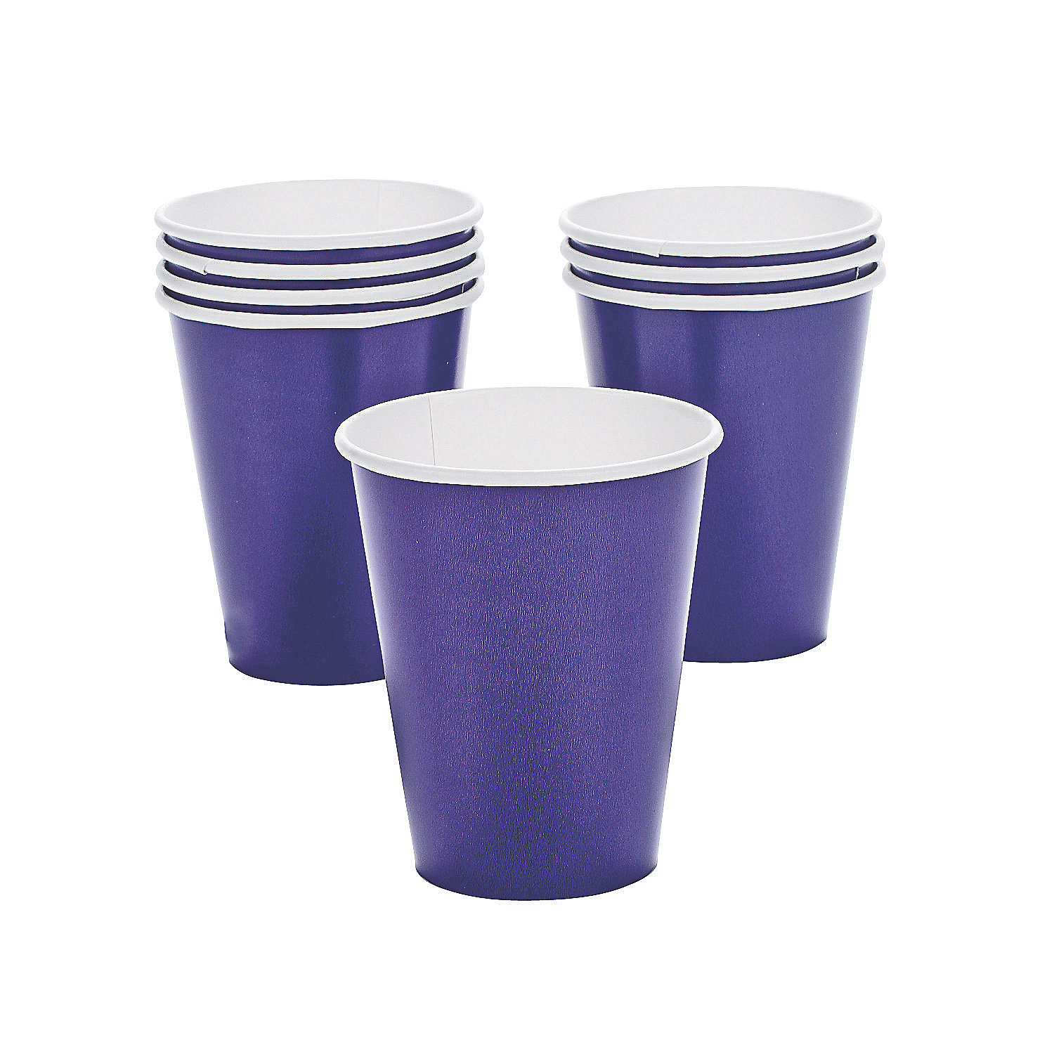 Oriental Trading Company Purple Paper Cups, 24 Pc., Party Supplies, 24 ...