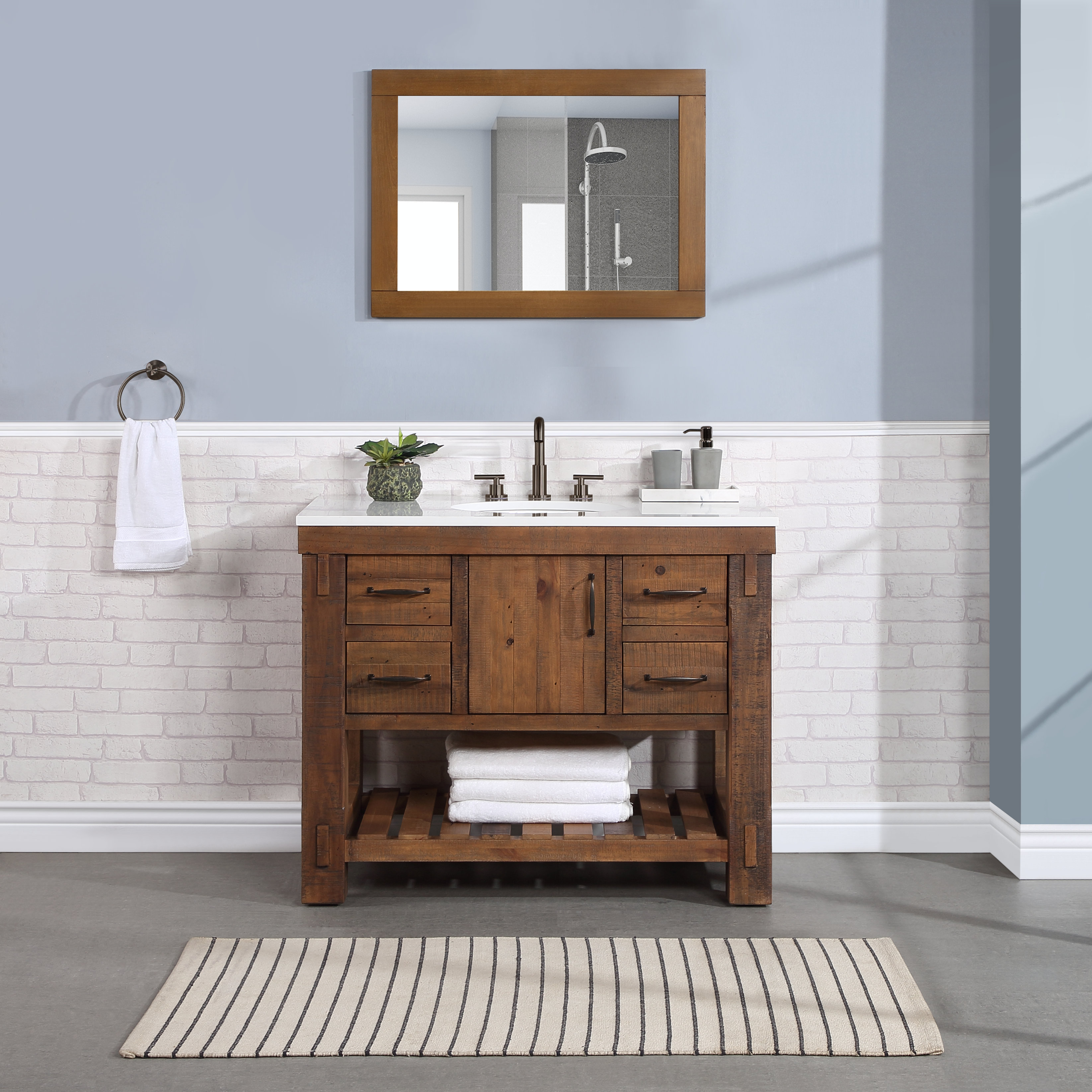 Highbury Furnishings Bromley 42 Single Bathroom Vanity Set And Reviews