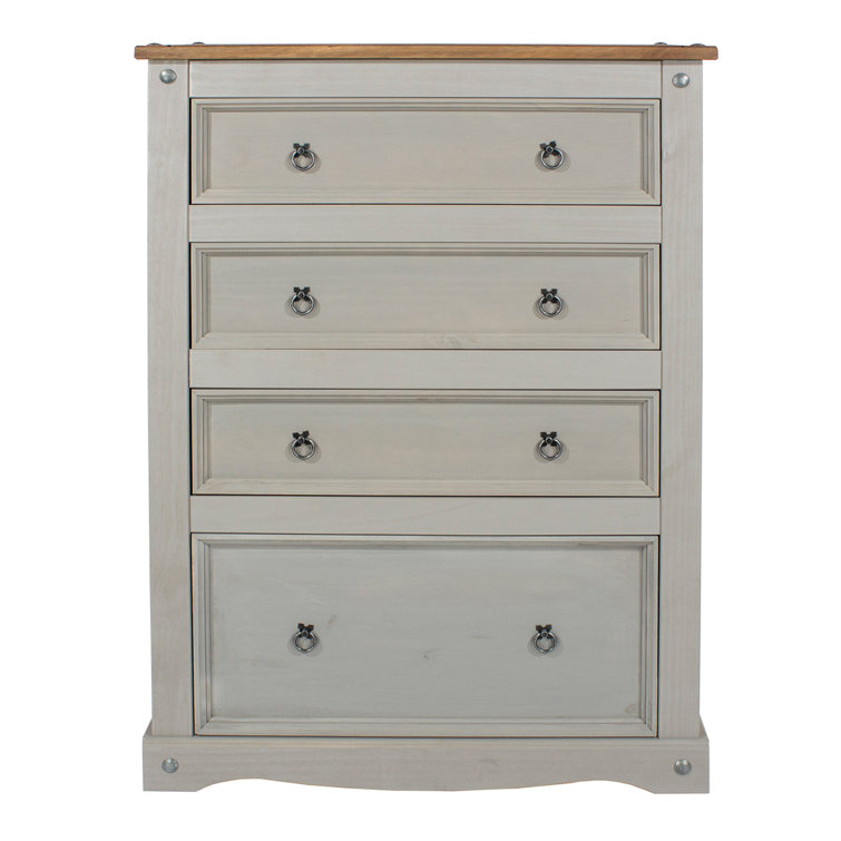 Rosalind Wheeler Madyson 4 Drawer 35.93'' W Solid Wood Chest & Reviews ...