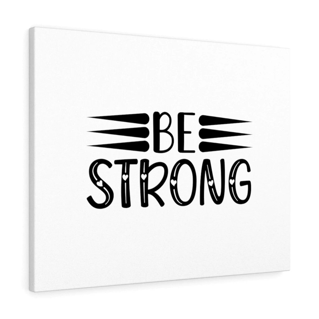 Trinx Be Strong Christian Wall Art Bible Verse Print Ready to Hang ...