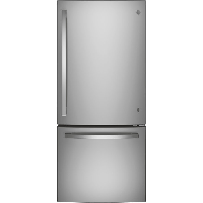 GE Appliances Energy Star 30" Bottom Freezer 21.0 cu. ft. Refrigerator ...