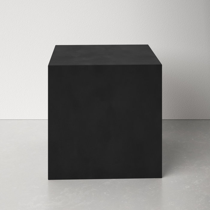 AllModern Jules Steel Block End Table & Reviews | Wayfair