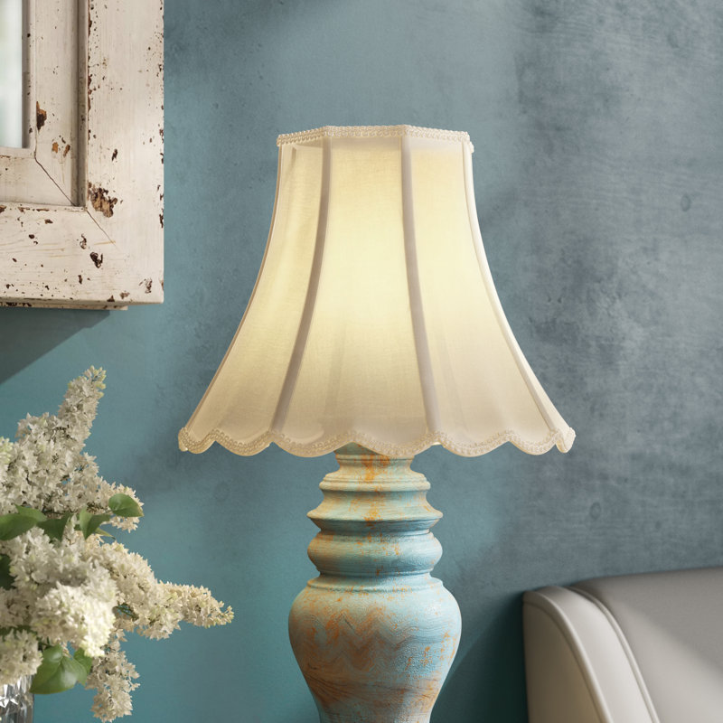 Red Barrel Studio® 9.5" H x 12" W Linen Bell Lamp Shade ( Spider ...