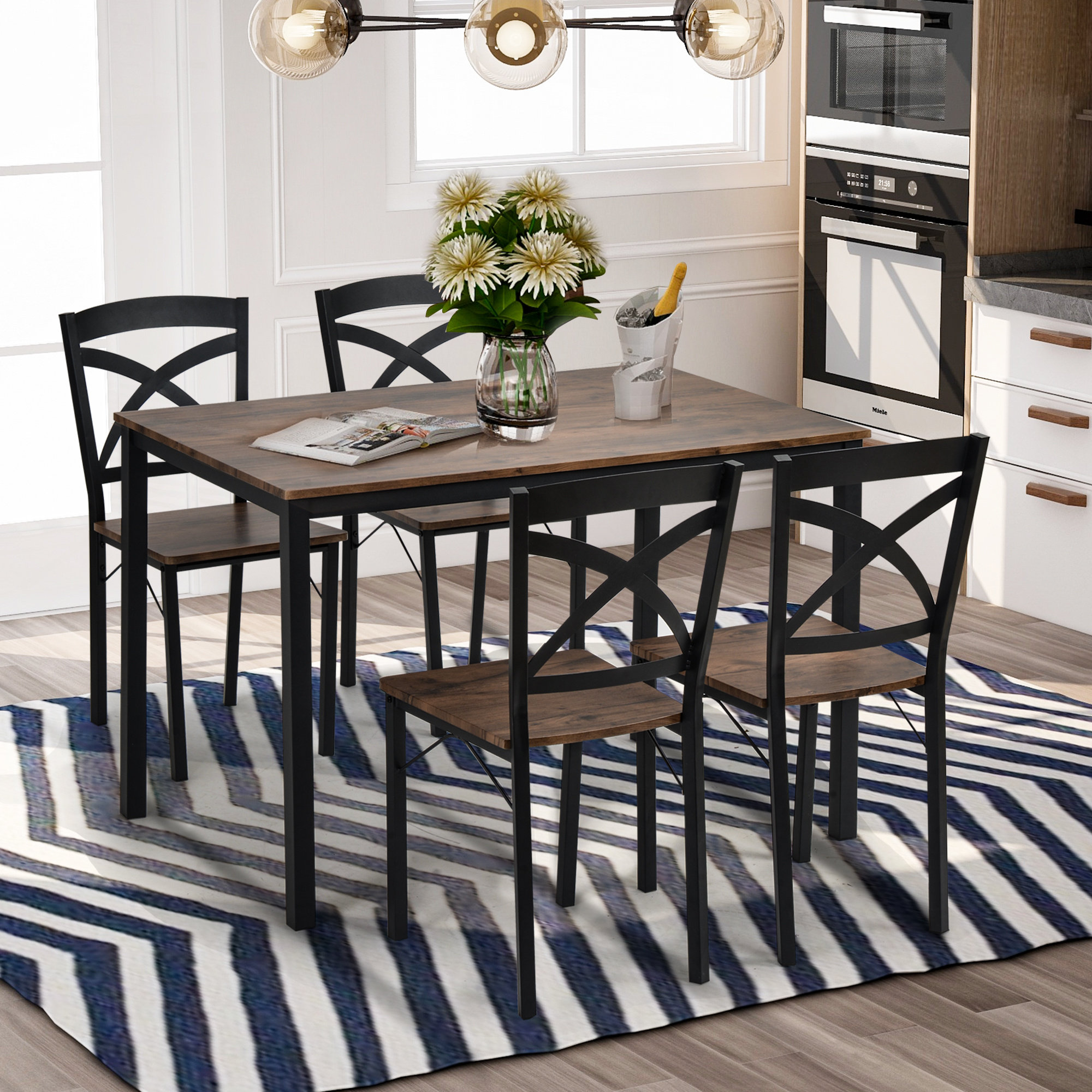 Gracie Oaks Appell 4 - Person Dining Set | Wayfair