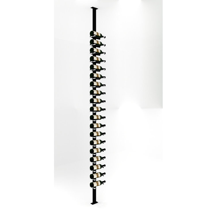 Prep & Savour Jaidan 20 Bottle Wall Mounted Wine Bottle Rack | Wayfair