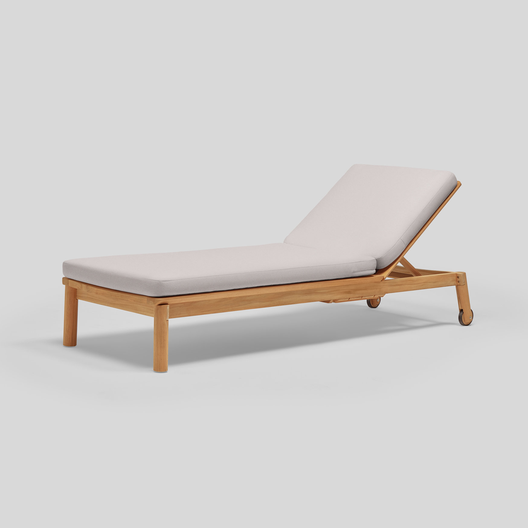 Neighbor Haven Wood Chaise Lounge | Wayfair