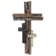 Trinx Polyresin Distressed Wood Cross with White & Black Mini Cross ...