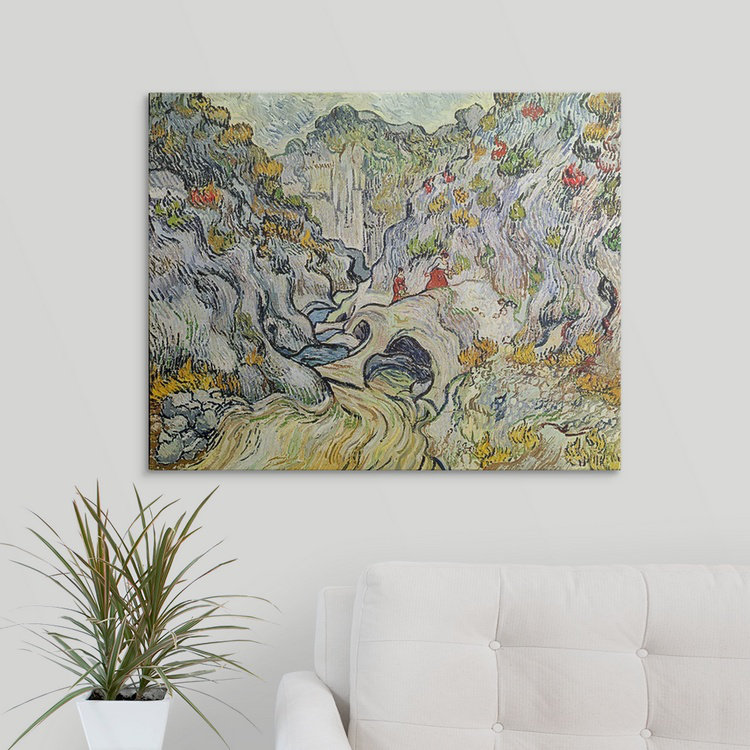 Vault W Artwork The Ravine Of The Peyroulets, 1889 by Vincent Van Gogh ...