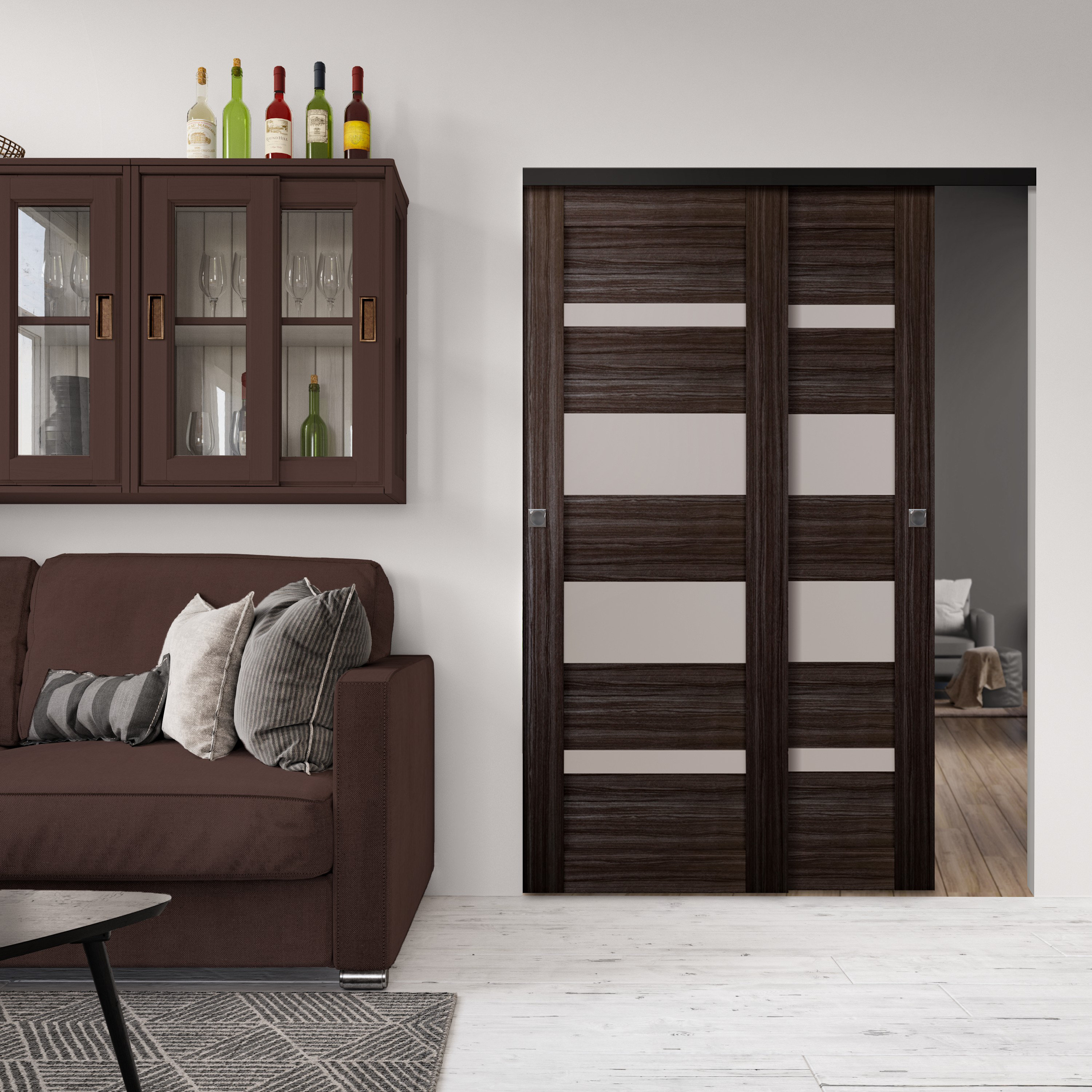 Belldinni Paneled Wood Prefinished Mirella Sliding Closet Door | Wayfair