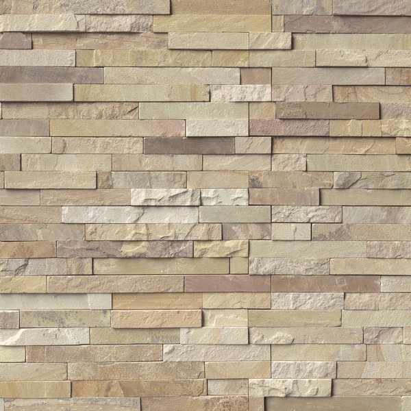 MSI Fossil Rustic 6" x 18" Natural Stone Tile - Wayfair Canada