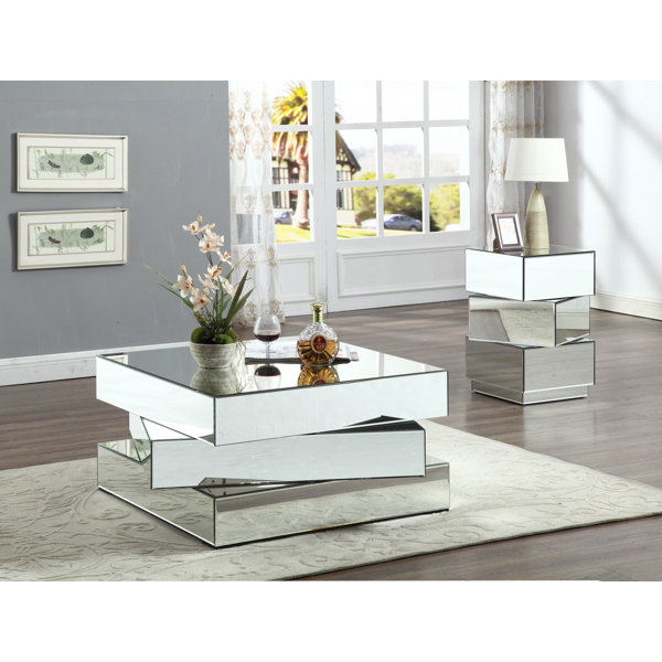 Everly Quinn Chih 2 Piece Coffee Table Set & Reviews | Wayfair