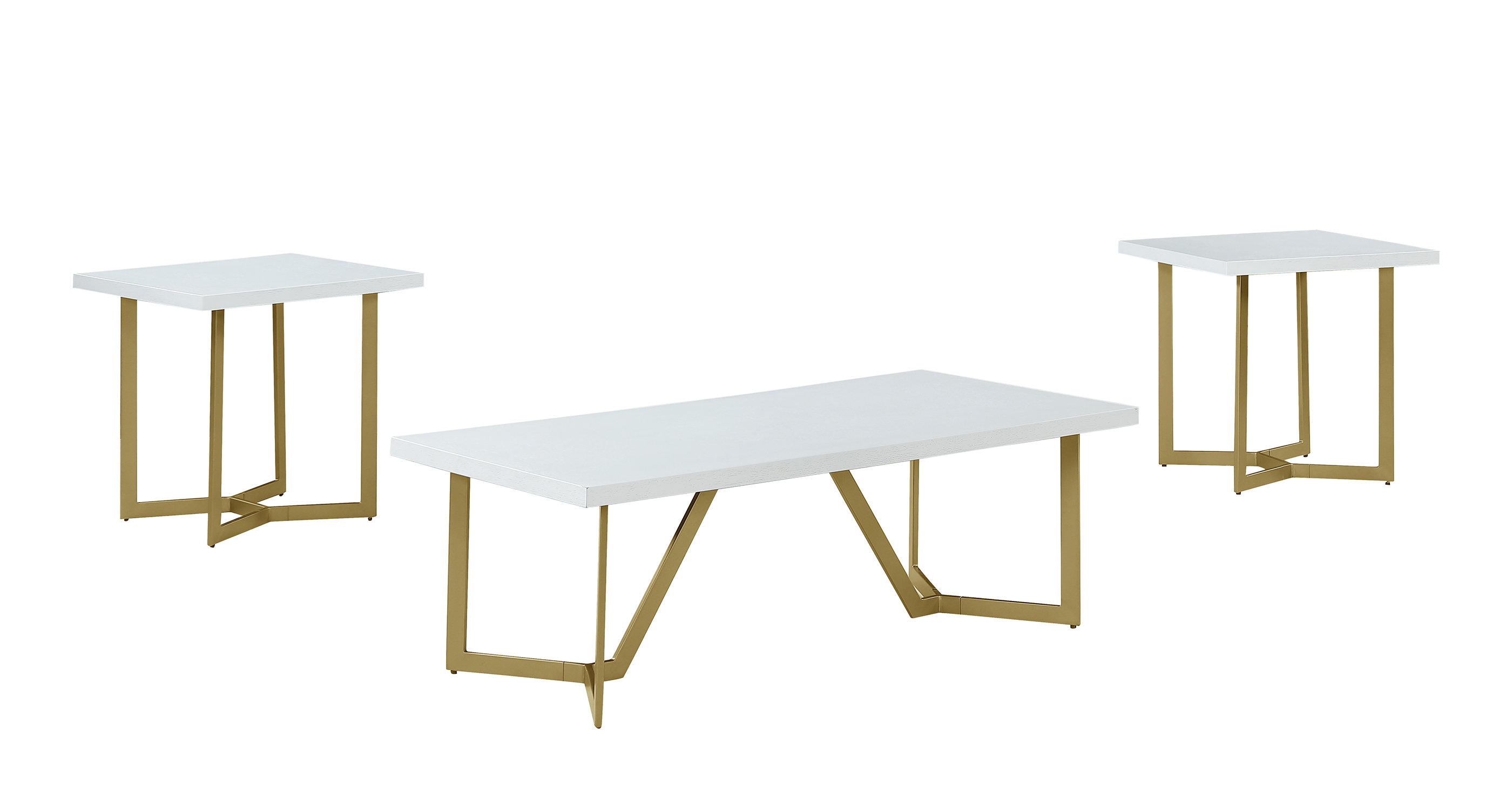 Everly Quinn 3pc. Coffee Table Set | Wayfair