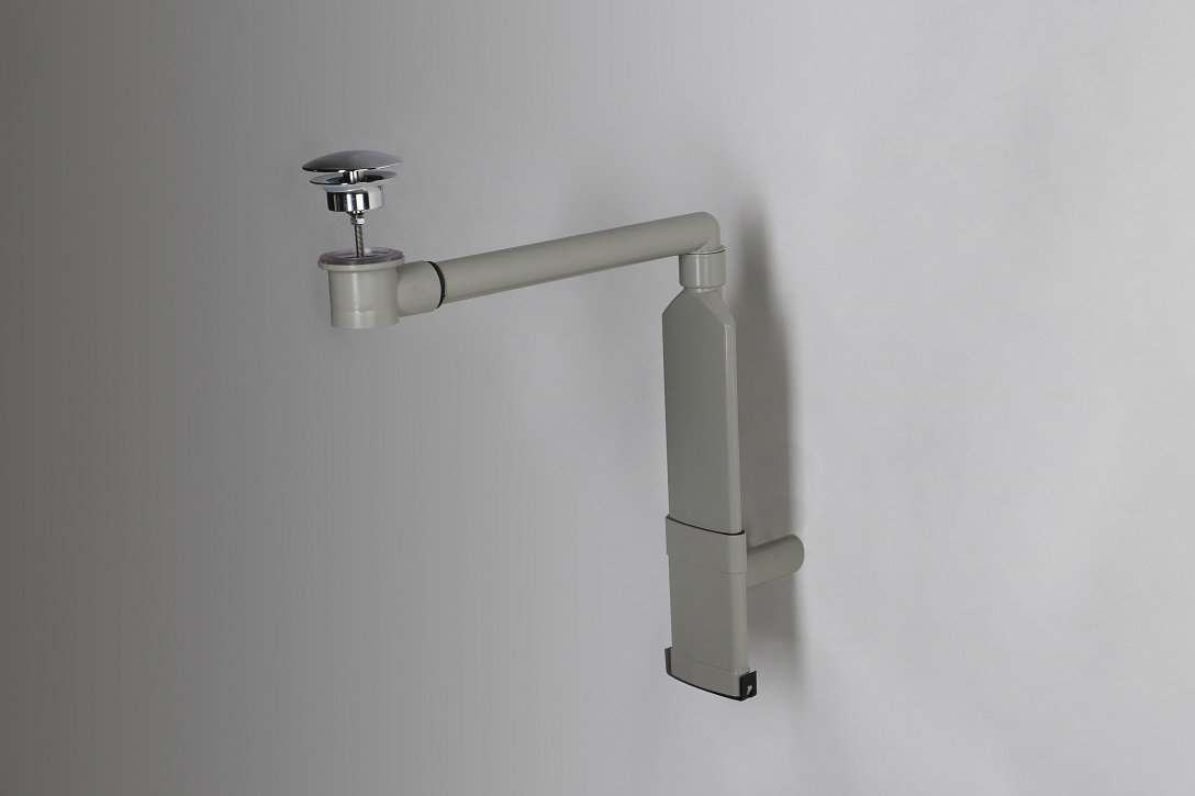Forzalaqua SPACE SAVING SIFON INCL PLUG MAT BLACK | Wayfair.co.uk