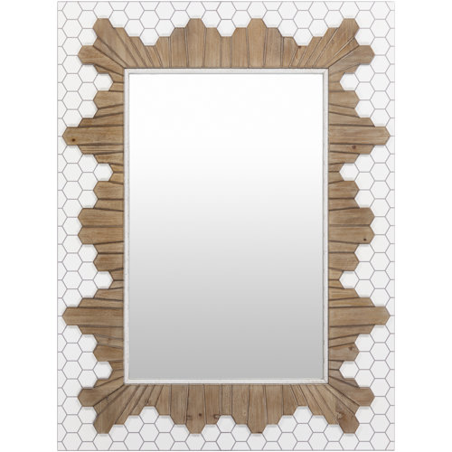 Union Rustic Gertha Rectangle Wood Wall Mirror | Wayfair