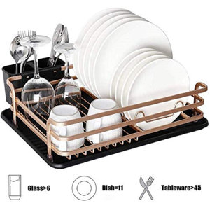 Haitral Metal Dish Rack & Reviews | Wayfair