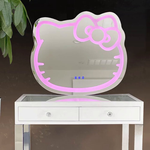 IMPRESSIONS VANITY · COMPANY Hello Kitty Wall Mirror with Wi-Fi, Smart ...