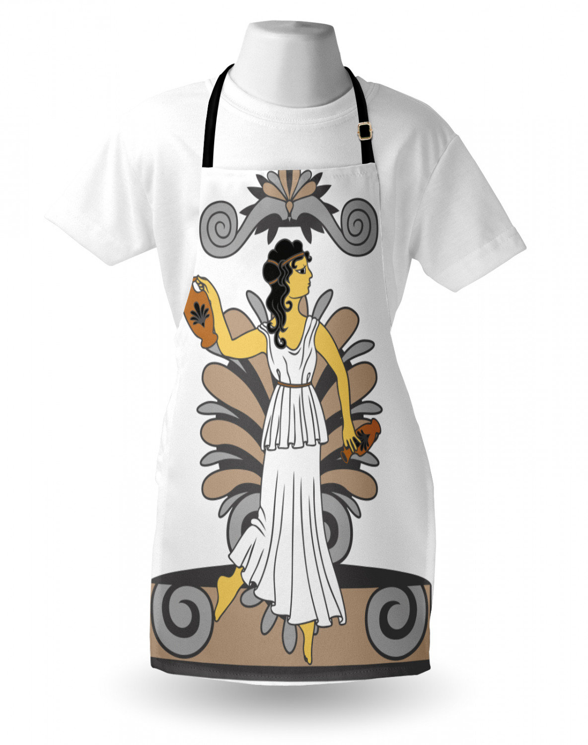 East Urban Home Greek Woman Apron | Wayfair