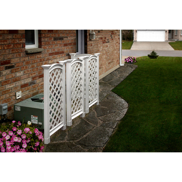 Vita 56.25'' H x 27'' W Vinyl Lattice Panel Trellis & Reviews | Wayfair