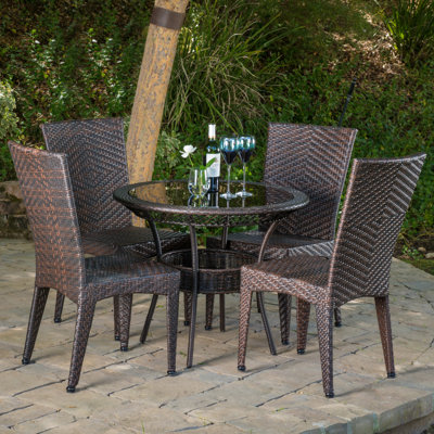 Highland Dunes Tulley 5 Piece Dining Set & Reviews | Wayfair