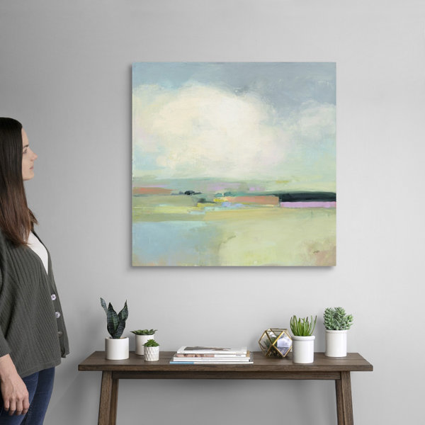 Sand & Stable Colorful Horizon I by Julia Purinton - Painting on Canvas ...