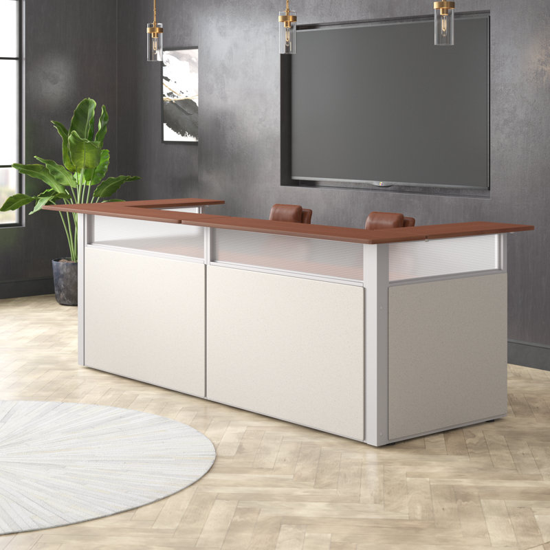 OFM U-Shape 2 Person Laminate Reception Desk