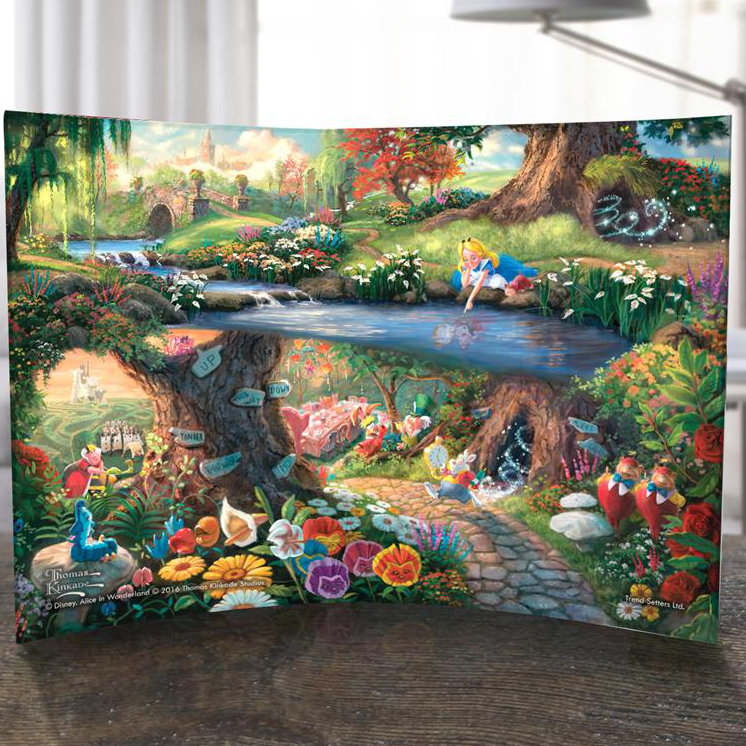 Trend Setters Disney Alice in Wonderland Curved Acrylic Print & Reviews ...
