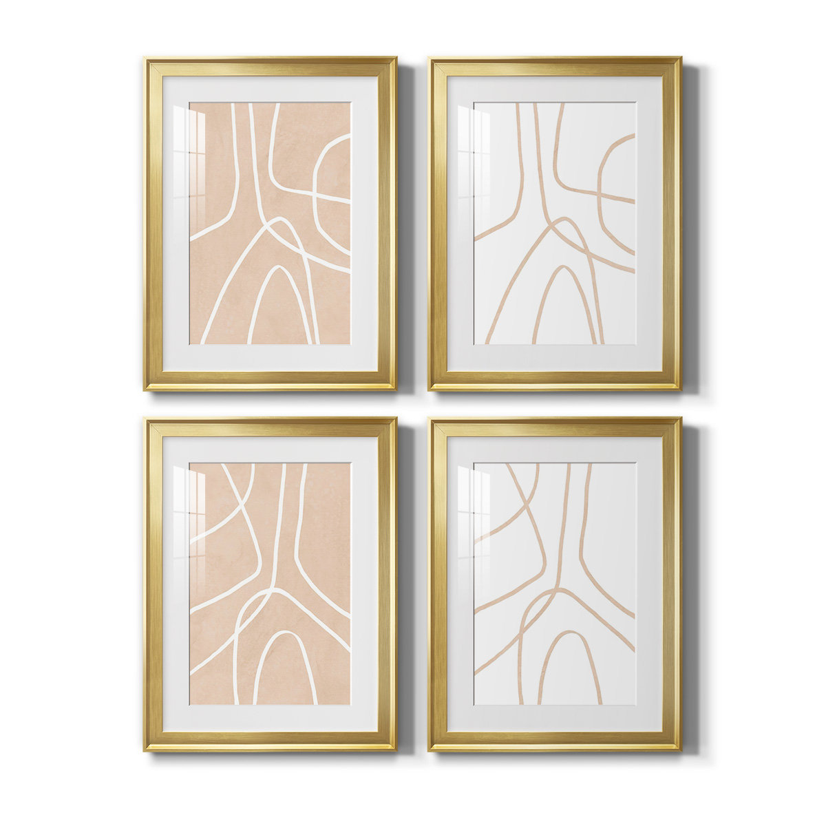 WexfordHome Clean Contour I Clean Contour I - 4 Piece Picture Frame ...