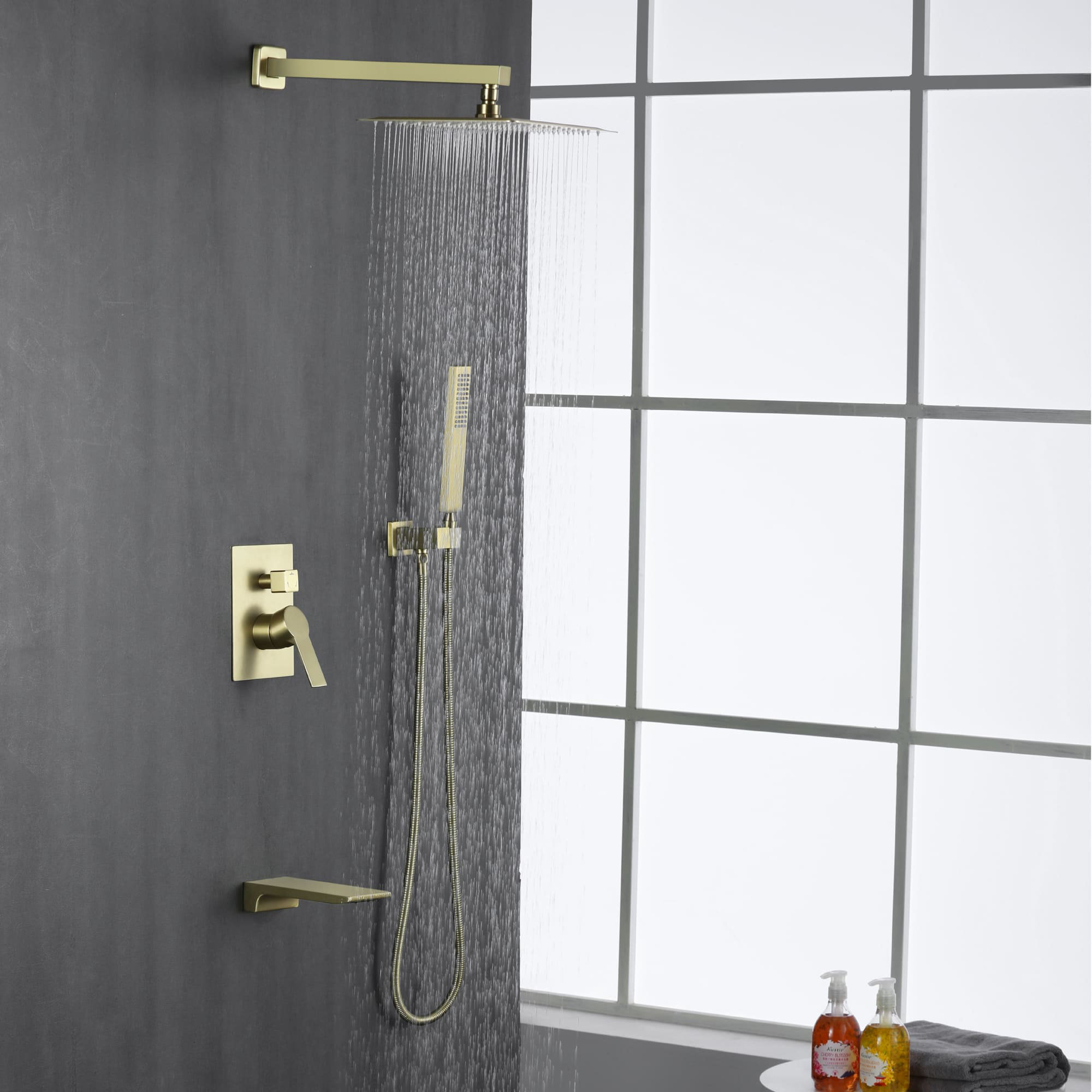 AWZTOO Complete Shower System with Rough-in Valve | Wayfair