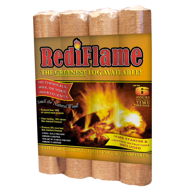 RediFlame Fire Log (Pack of 4) | Wayfair
