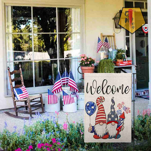 Arlmont & Co. Mazal 2-Sided Polyester 18 x 12 in. Garden Flag | Wayfair