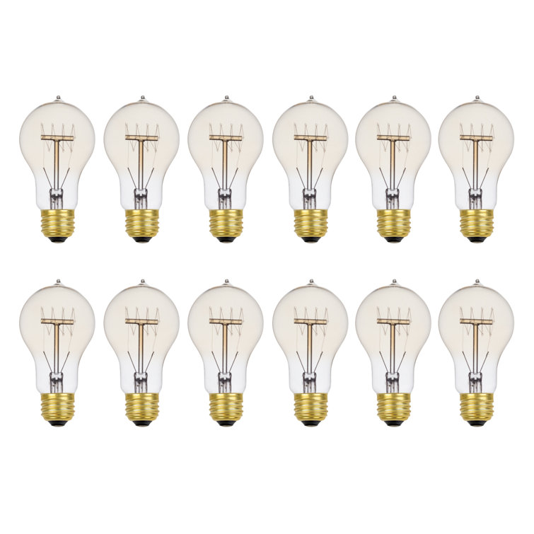 Globe Electric Company 60 Watt, A19 Incandescent Dimmable Light Bulb ...