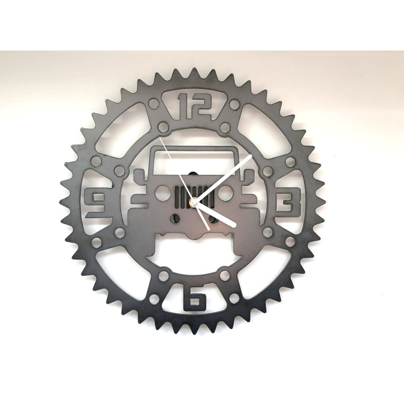 Williston Forge Dahl Jeep Metal 13.5 Wall Clock | Wayfair.ca