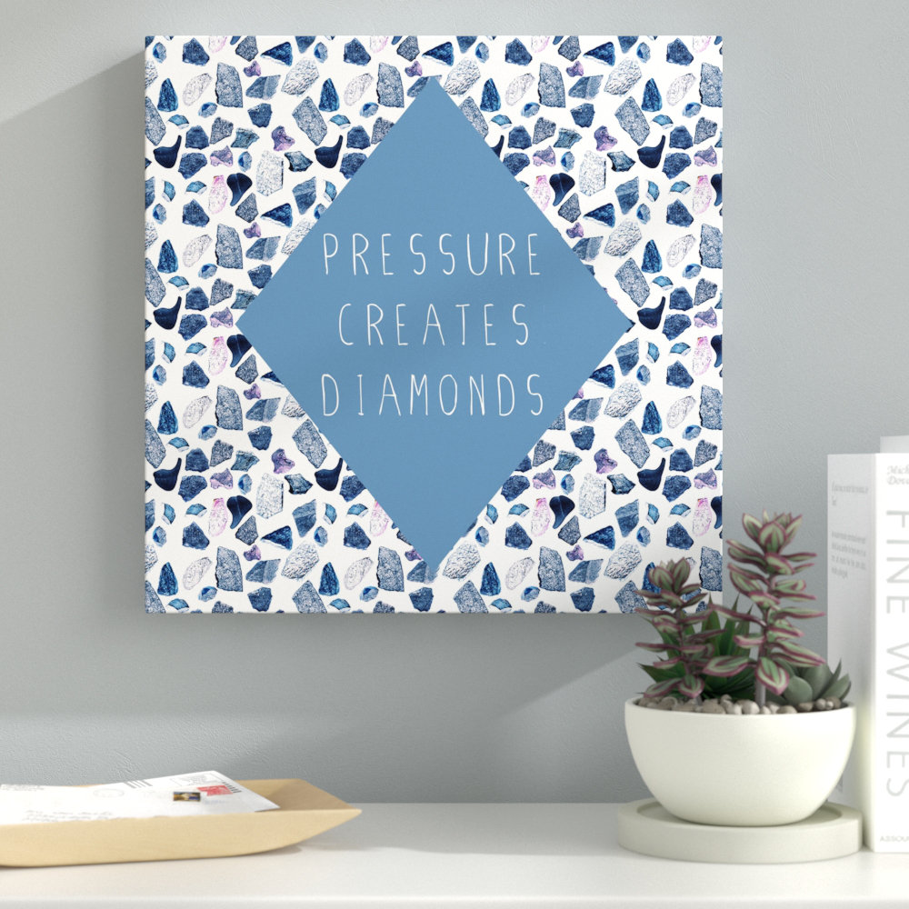 Mercer41 Pressure Creates by LAB Creative - Graphic Art on Canvas | Wayfair
