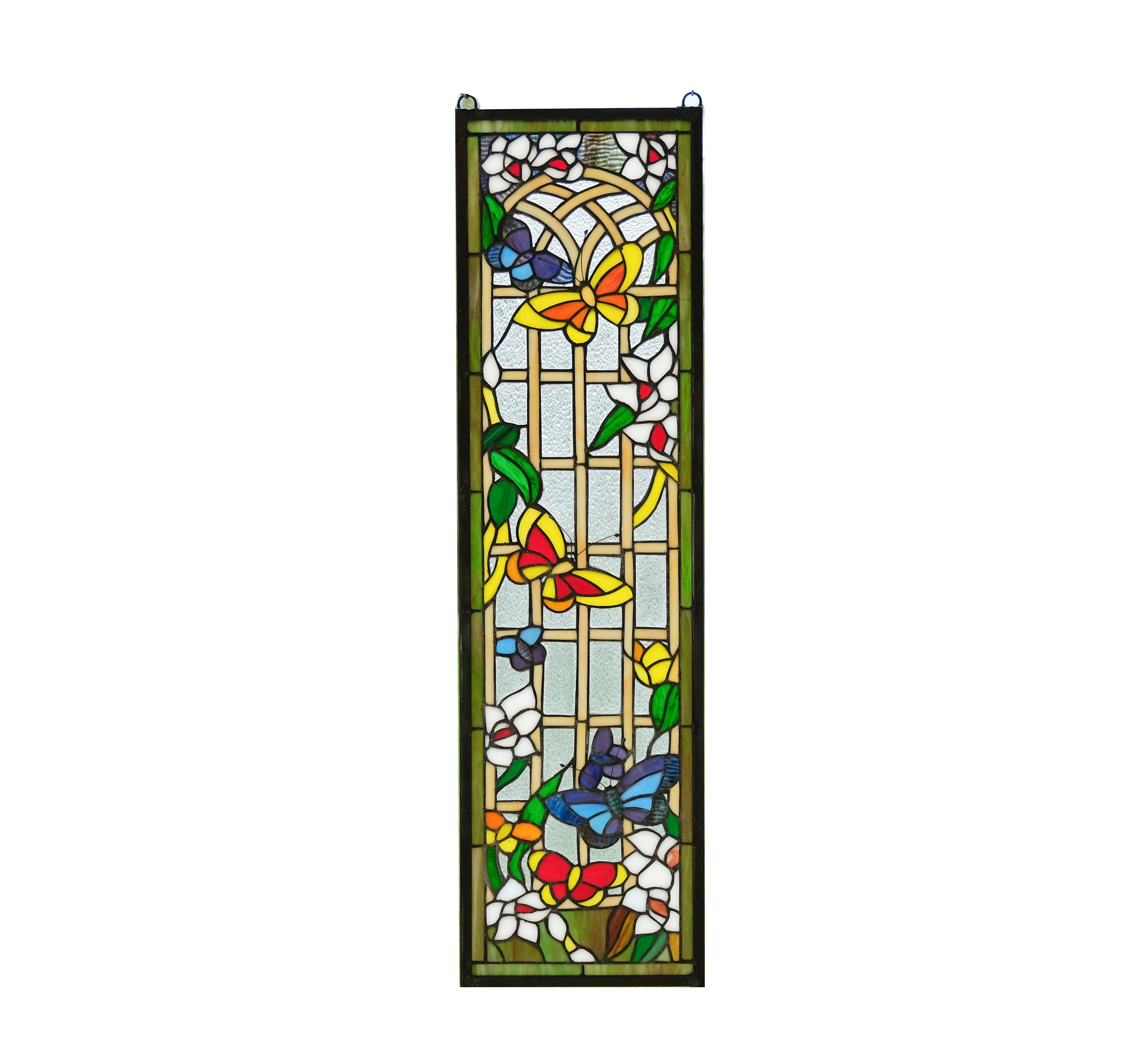 Red Barrel Studio® Stained Glass Window Panel | Wayfair
