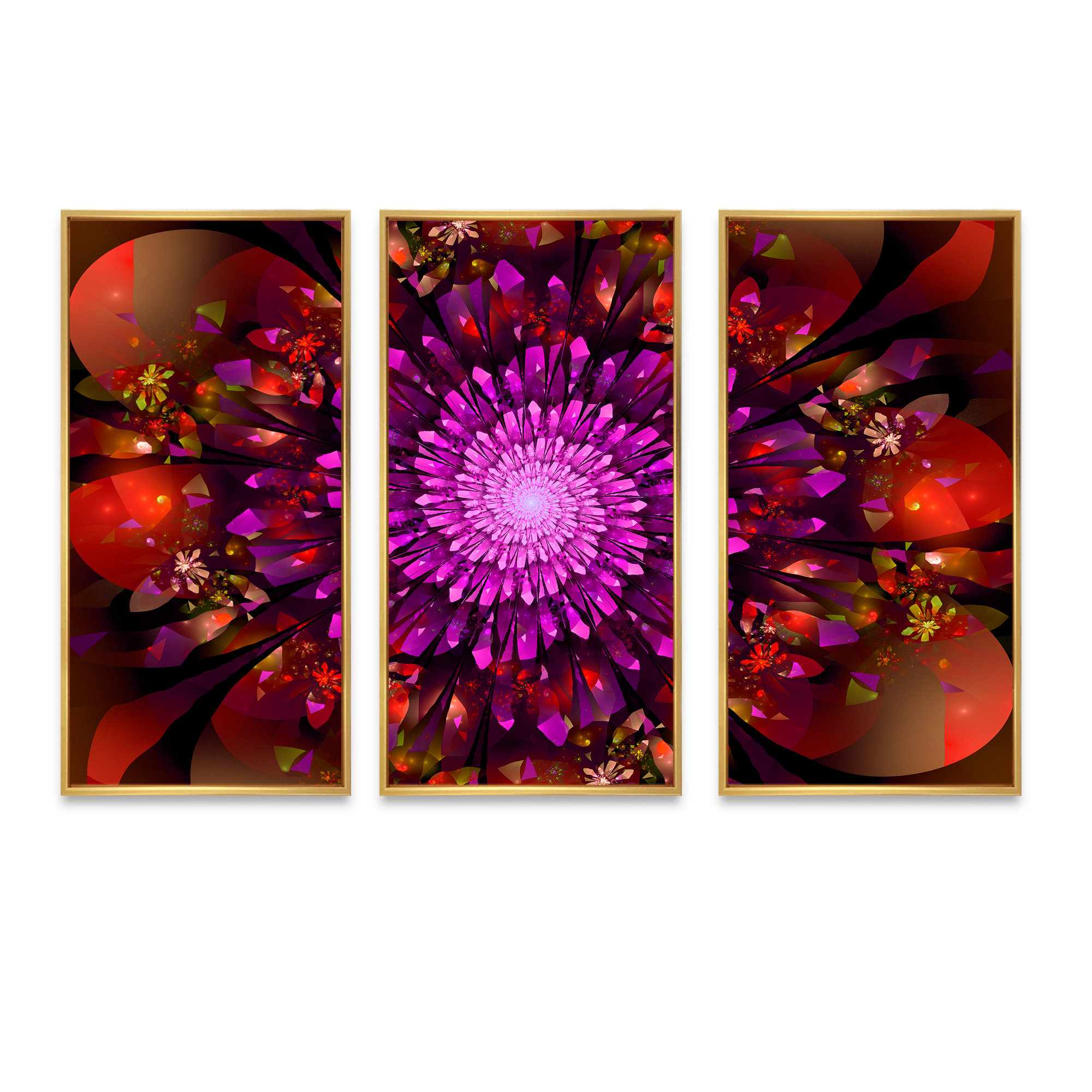 Mercer41 Purple Glowing Crystals In Space Purple Glowing Crystals In ...