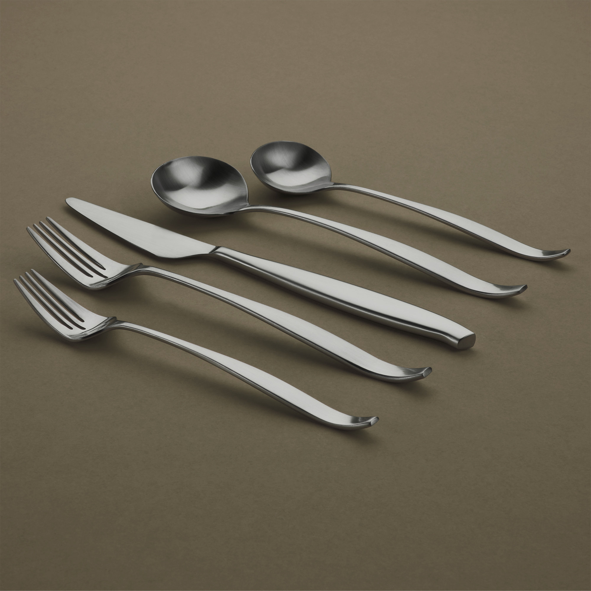 Gourmet Settings Balance Stainless Steel Flatware - Set of 20 & Reviews ...