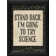 Williston Forge Stand Back - Picture Frame Textual Art | Wayfair