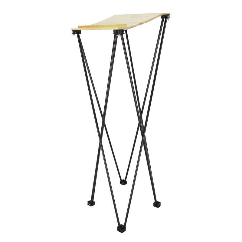 FixtureDisplays Fixturedisplasys Collapsible Portable Podium Metal Leg ...