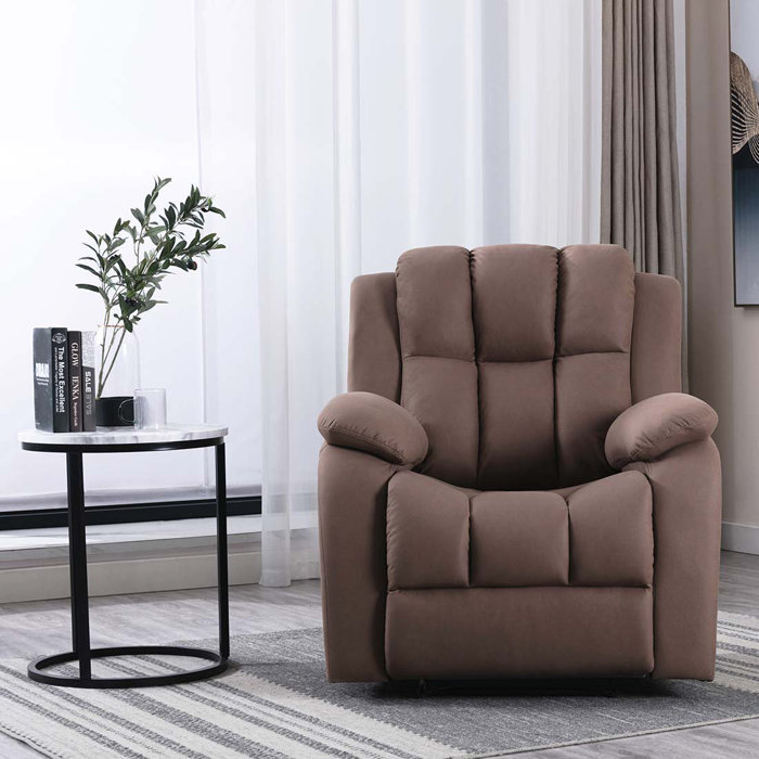 Wade Logan Krikoris Upholstered Manual Recliner | Wayfair.co.uk