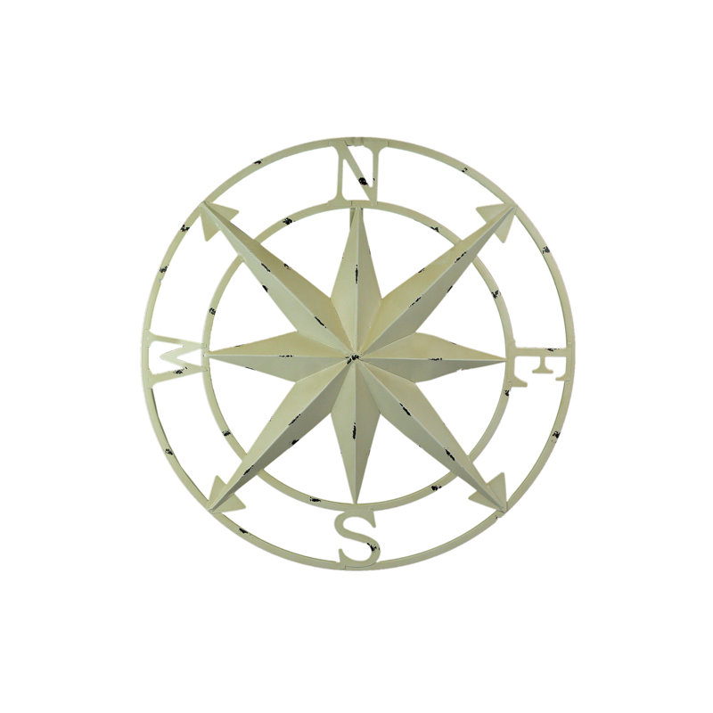 Breakwater Bay Compass Rose Wall Décor | Wayfair