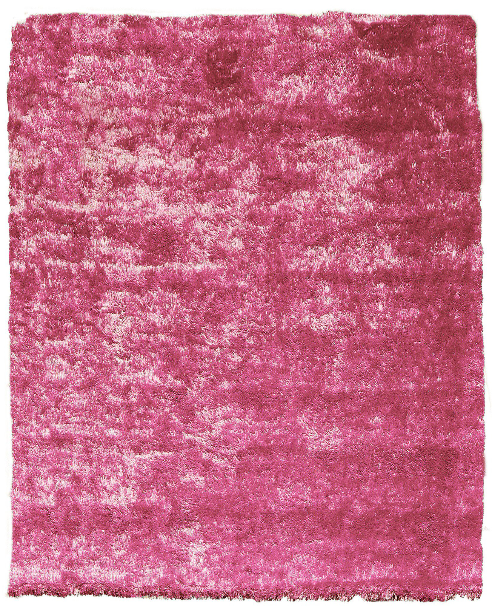 Mercer41 Light Pink Shag Shaggy Reversible Soft Solid Assorted Colors ...