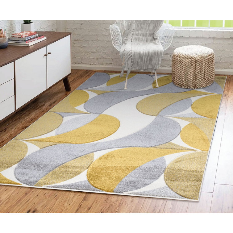 Ivy Bronx Kenzo Geometric Abstract Pattern Rugs | Wayfair.co.uk