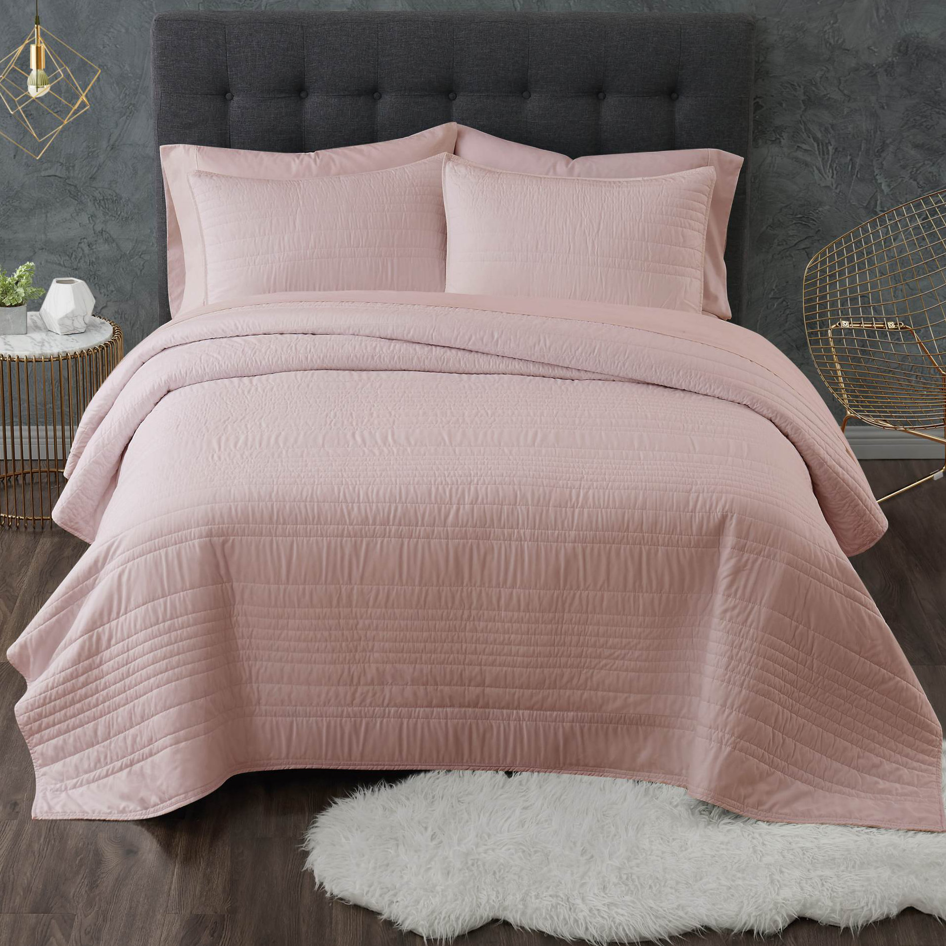 Truly Calm Microfiber Quilt Set & Reviews | Wayfair